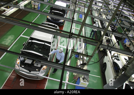 Toyota car production line, Tsutsumi factory, Toyota City, Nagoya ...