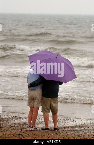A very cloudy Dawlish Stock Photo - Alamy