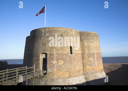 Quatrefoil Martello tower Slaughden, near Aldeburgh, Suffolk, England ...