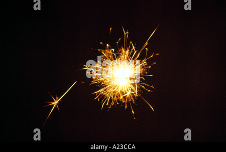Hand-held sparkler" firework Stock Photo - Alamy