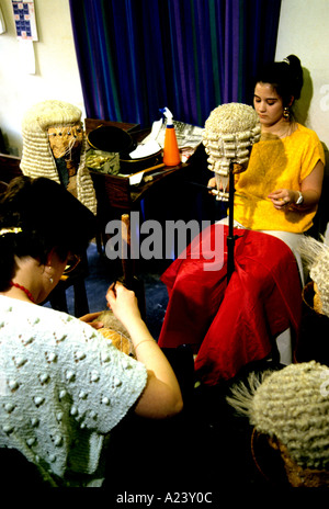 MAKING LEGAL WIGS IN LONDON Stock Photo - Alamy