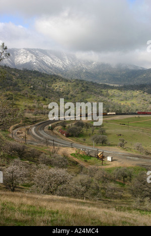 Tehachapi Loop, California Stock Photo - Alamy