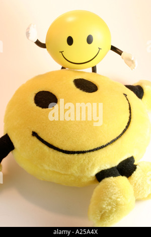 Smiley Soft Toys Stock Photo - Alamy