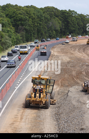 A PHOTO OF ROADWORKS ON THE NICKLIN WAY CALOUNDRA SUNSHINE COAST ...