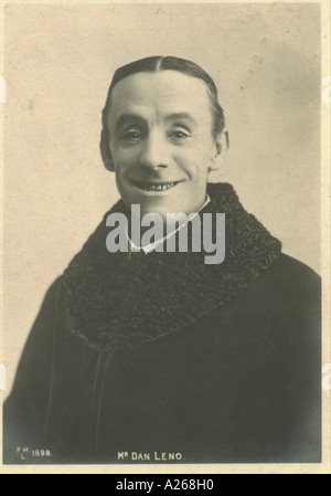 Dan Leno (1860 - 1904), Music hall artist dressed as a woman ...