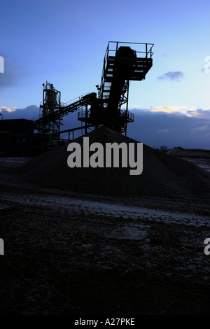Gravel Quarry in the Trent Valley Stock Photo - Alamy