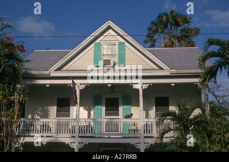 Typical Conch House architecture in Key West Florida USA Stock Photo ...