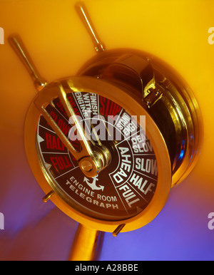 It's all ahead stop on the engine order telegraph or chadburn system ...
