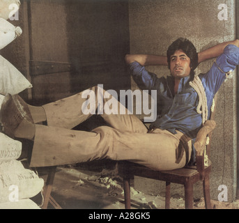 Legendary Bollywood film superstar Amitabh Bachchan at a film launch in ...