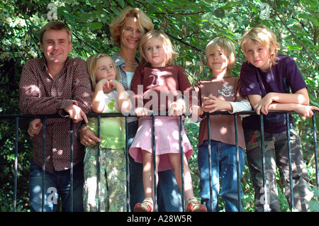 Author Nigel Marsh and family Stock Photo - Alamy