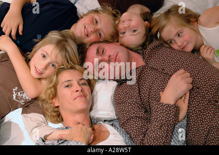 Author Nigel Marsh and family Stock Photo - Alamy