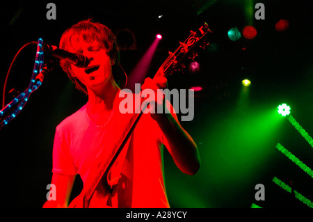 The Delays playing at Bud Rising in 2005, Greg Gilbert Frontman Stock ...