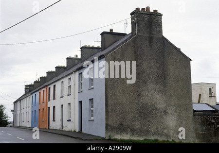 a row of terraced houses, Baltimore, Co. cork Ireland Stock Photo - Alamy