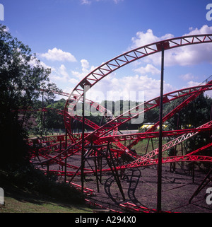 Pleasurewood Hills funfair ride Suffolk England Stock Photo - Alamy