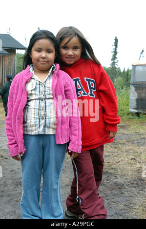 Native cree child Quebec Canada Stock Photo - Alamy