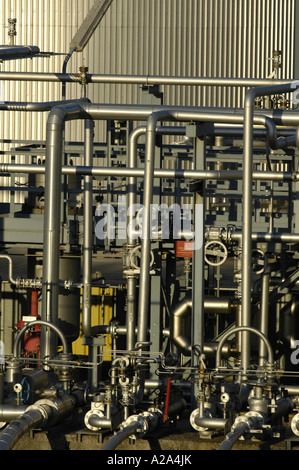 Vienna, pipelines, industrial plant Stock Photo - Alamy