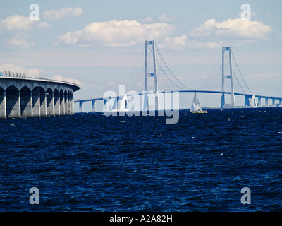 Bridge over Great Belt, Store Belt Stock Photo - Alamy