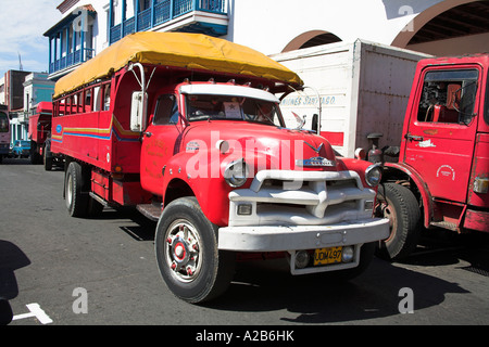 Lorry parked in the street, Santiago de Cuba, Cuba Stock Photo - Alamy