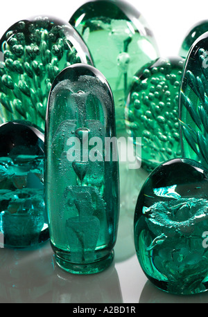 Vintage Victorian Glass Dumps Collection Stock Photo - Alamy