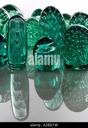 Vintage Victorian Glass Dumps Collection Stock Photo - Alamy