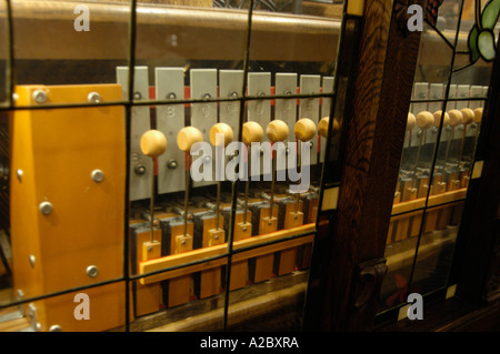 Closeup of Beckwith Orchestrion Nickelodeon Instruments Stock Photo - Alamy
