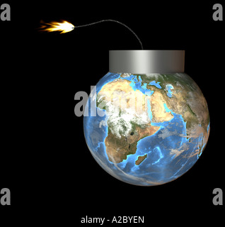 time bomb for the earth Stock Photo - Alamy