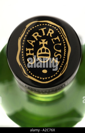 Chartreuse liqueur fabriquee par les peres chartreux voiron france ...