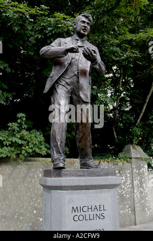 statue of Michael Collins Stock Photo - Alamy