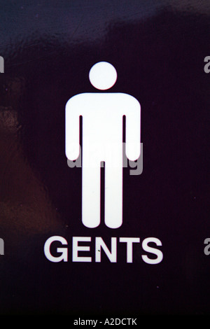 Gents toilet sign Stock Photo - Alamy