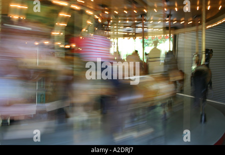 Carousel Merry Go Round at Griffith Park in Los Angeles California ...