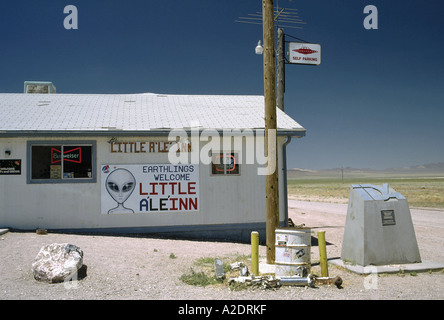 The Little Ale'Inn in Rachel Nevada outside of Area 51 Stock Photo ...