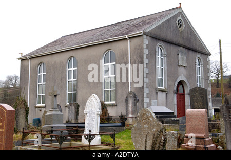 Nebo Chapel dated 1857 Felindre West Glamorgan South Wales UK Stock ...