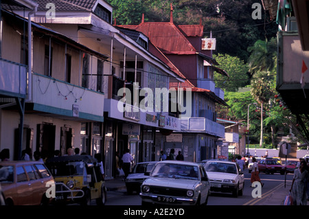 Albert Street and buildings Victoria Mahe Seychelles Stock Photo - Alamy