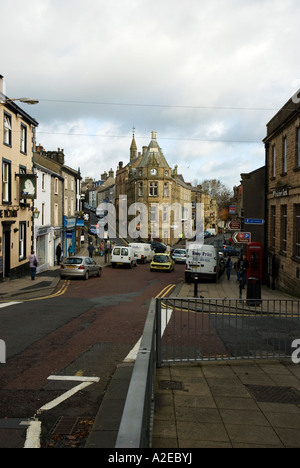 Clitheroe town centre, Clitheroe, Lancashire Stock Photo - Alamy