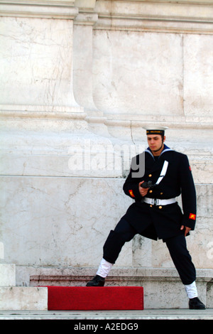 miltary on guard duty sailor navy naval uniformed men male weapon rifle ...