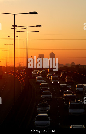 Traffic on the A13 in London as millions of people are braced for ...