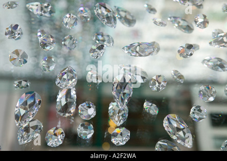 AUSTRIA, Vienna: Artificial Diamonds in Storefront, Karntner Strasse ...