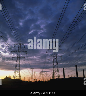 Aluminium smelter plant; British Alcan's aluminium smelter plant at ...