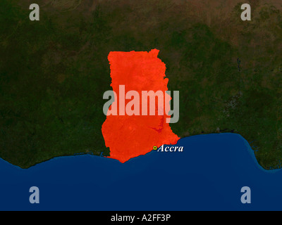Aerial view of Accra, Ghana Stock Photo - Alamy