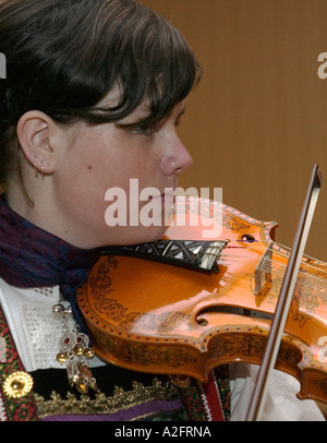 The Hardanger Fiddle, a traditional Norwegian string instrument ...