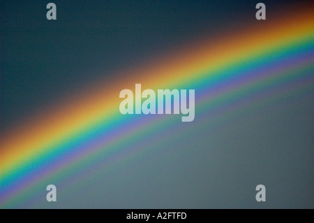 Part of a rainbow showing supernumeraries Stock Photo - Alamy