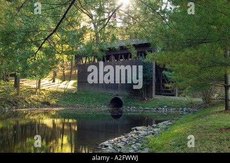 Botway Covered Bridge, Clinton-on-Ivy, Dutchess County, New York Stock ...