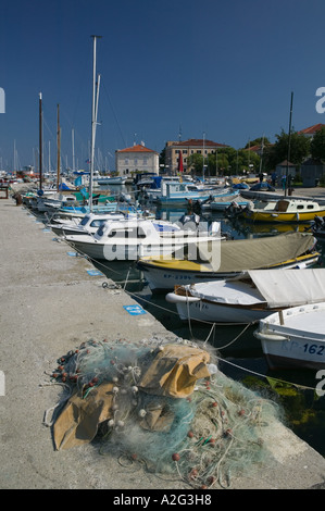 SLOVENIA, PRIMORSKA, Koper: Koper Harbor / Marina & Fishing Boats Stock ...