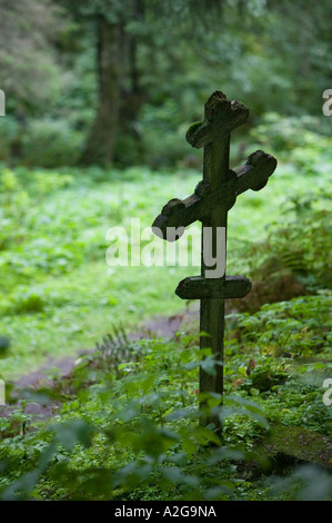 Russian Orthodox cemetery, Sitka, Alaska, USA Stock Photo - Alamy