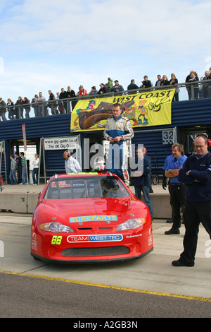 Driver introduction before start of race Stock Photo - Alamy