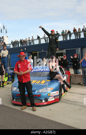 Driver introduction before start of race Stock Photo - Alamy
