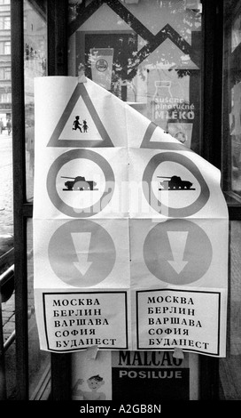 Soviet occupation in Czechoslovakia, 1968, National Museum Stock Photo ...