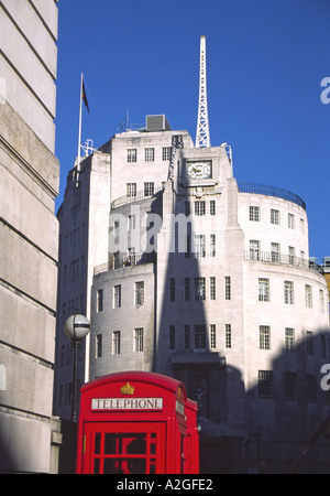 Broadcasting House, London. The Art Deco headquarters of the BBC ...
