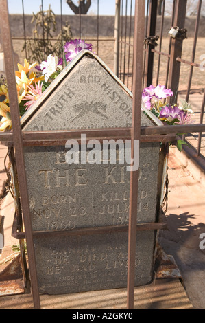 Billy the Kid's grave, Old Fort Sumner Museum, Fort Sumner, New Mexico ...