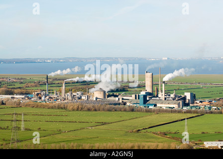 Kemira Growhow fertilizer factory at Ince near Helsby Cheshire UK Stock ...